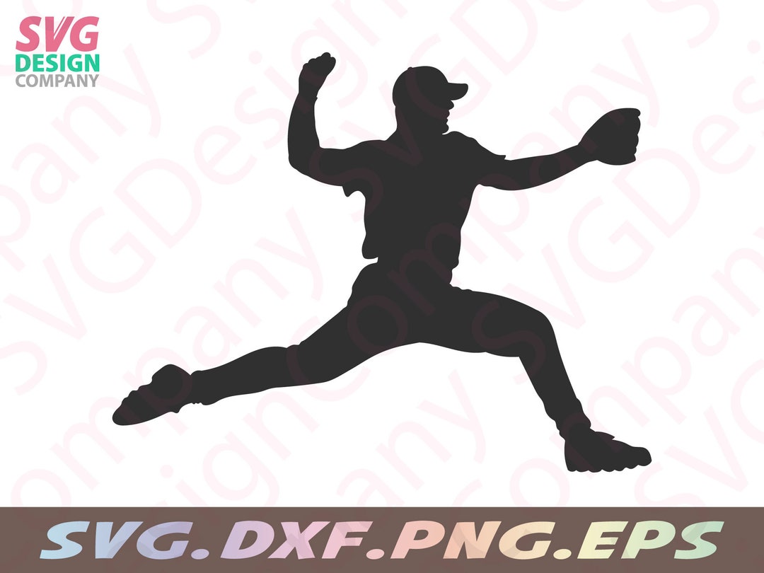 Baseball Player Svg, Baseball Pitcher Svg, Baseball Svg for Cricut ...