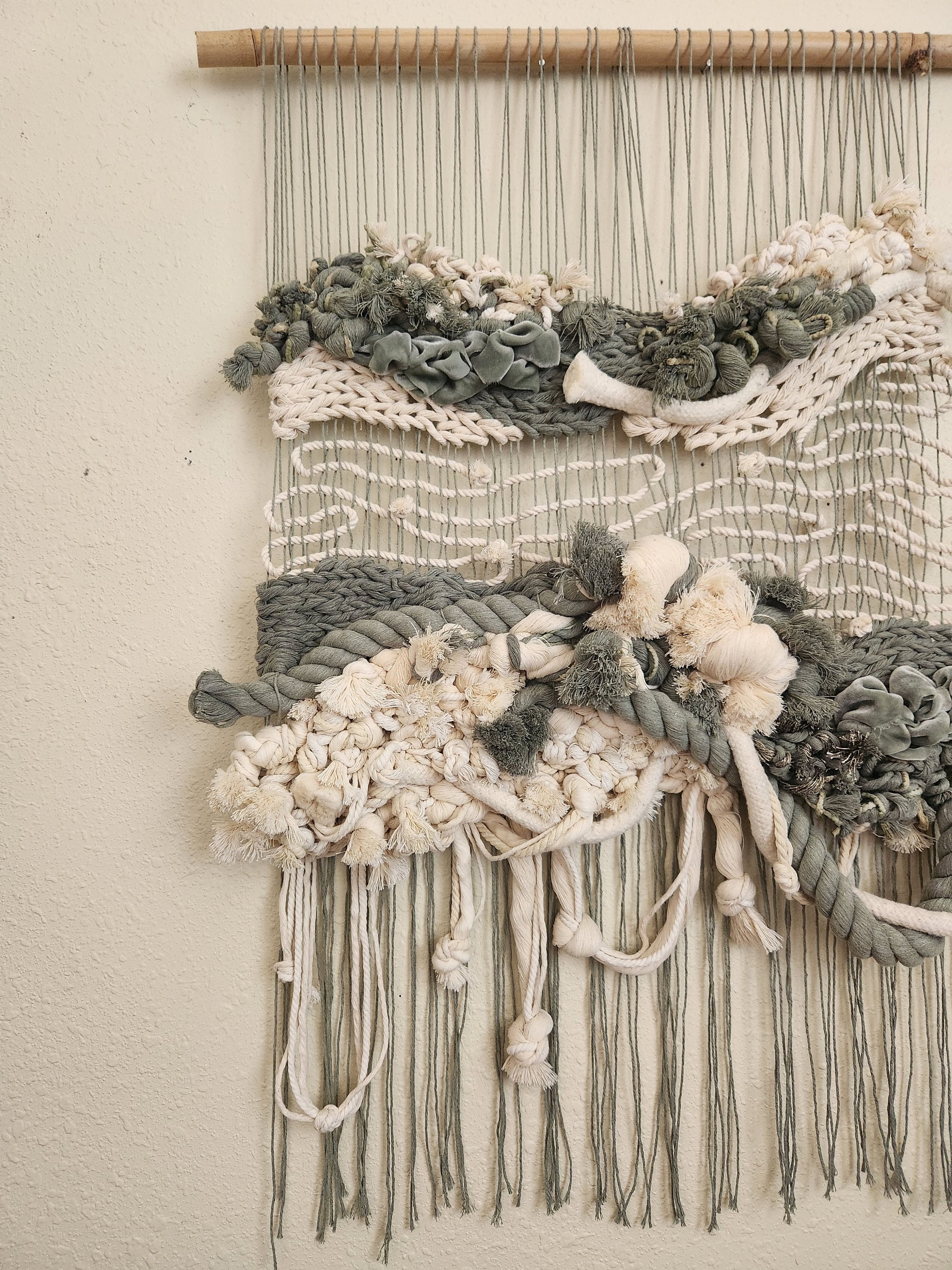Large Weaving, Woven Wall Hanging, Boho Wall Decor, Fiber Wall Art ...