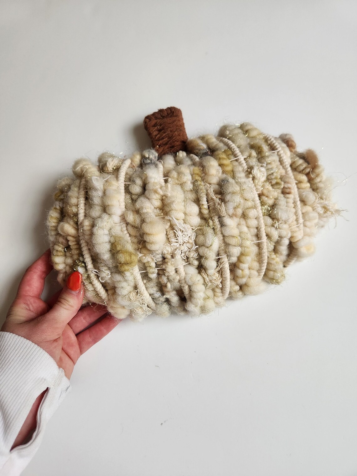 Pumpkin Wall Hanging, Woven Art, Pumpkin Art, Girly Wall Art, Autumn ...