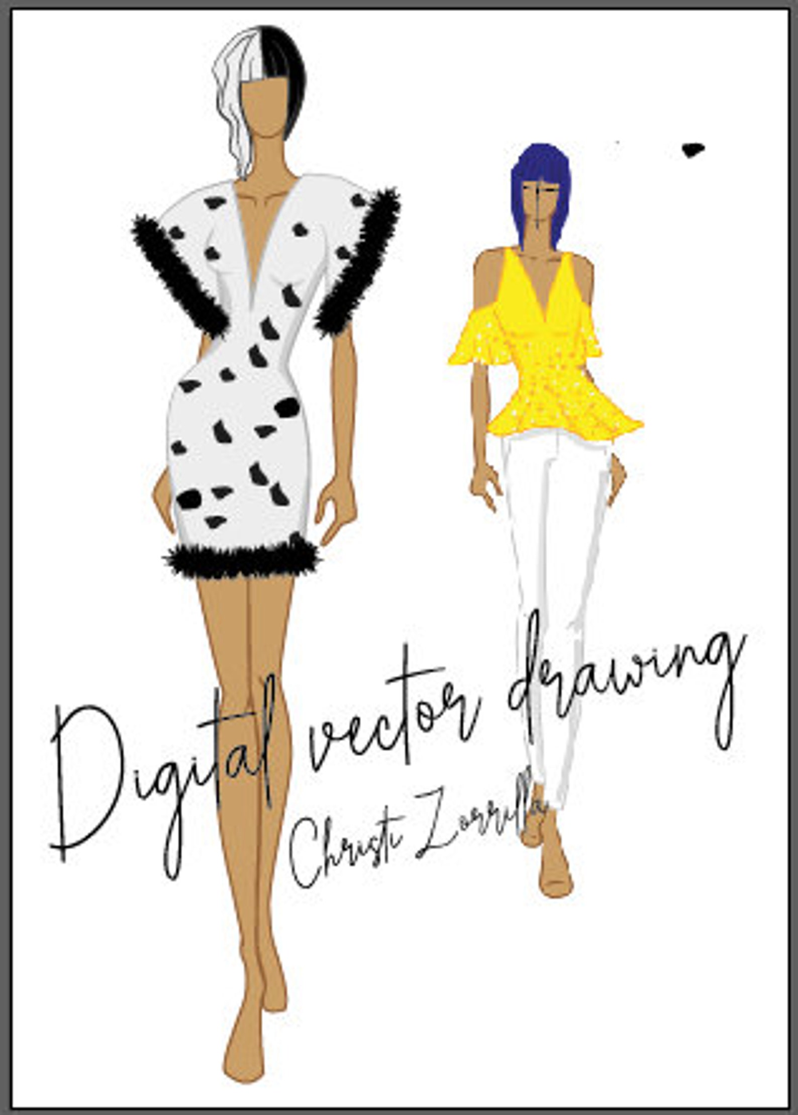 100+ Female Fashion Templates PDF, 10, 9, 8 Heads. Figurin De Modas ...