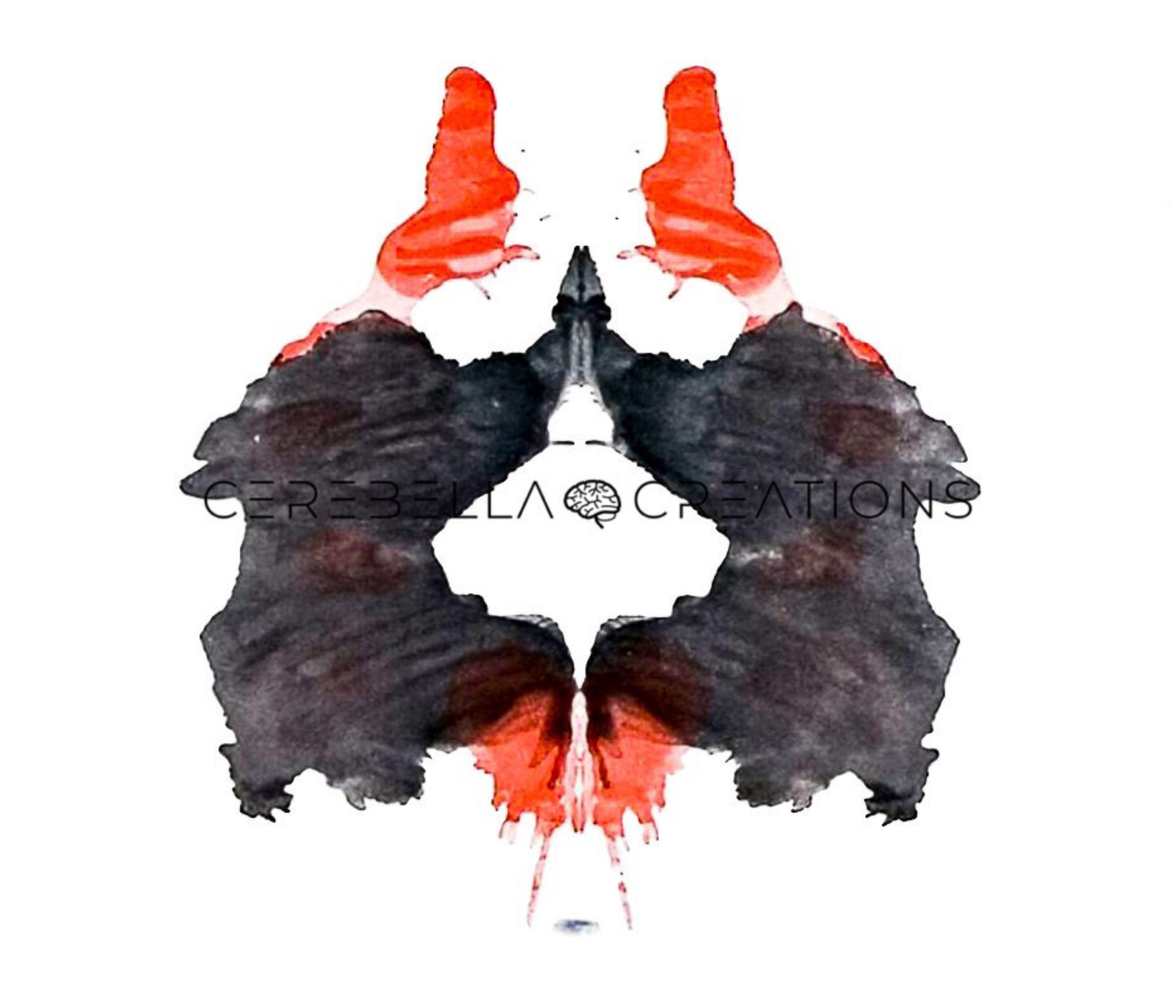 Individual Rorschach Ink Blot Test Prints on Vintage - Etsy