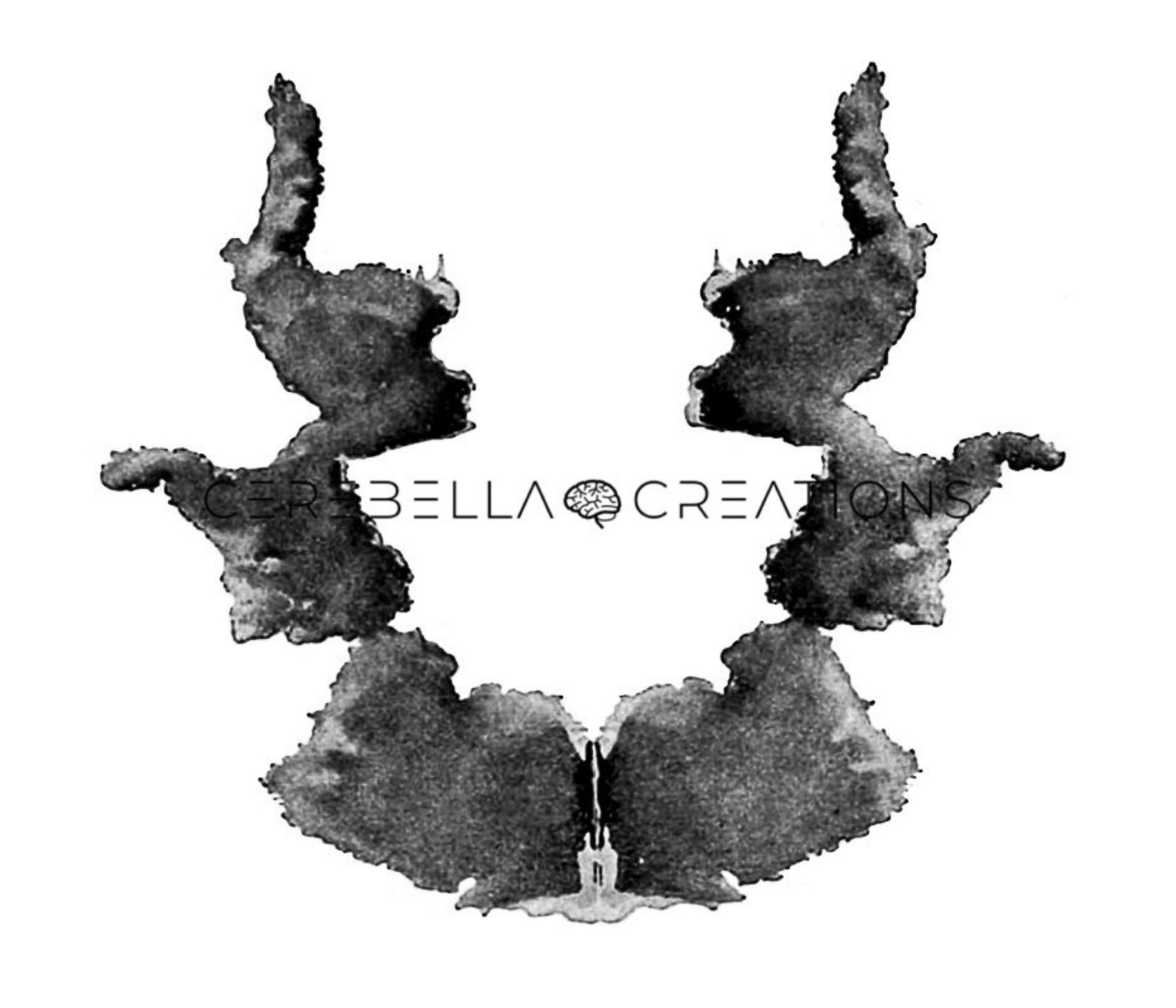 Individual Rorschach Ink Blot Test Prints on Vintage - Etsy