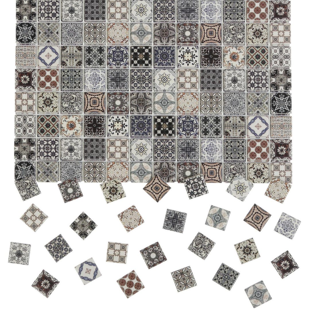Dollhouse Flooring, Hobby Miniatures Floor Tiles, 1:12 Scale Small ...