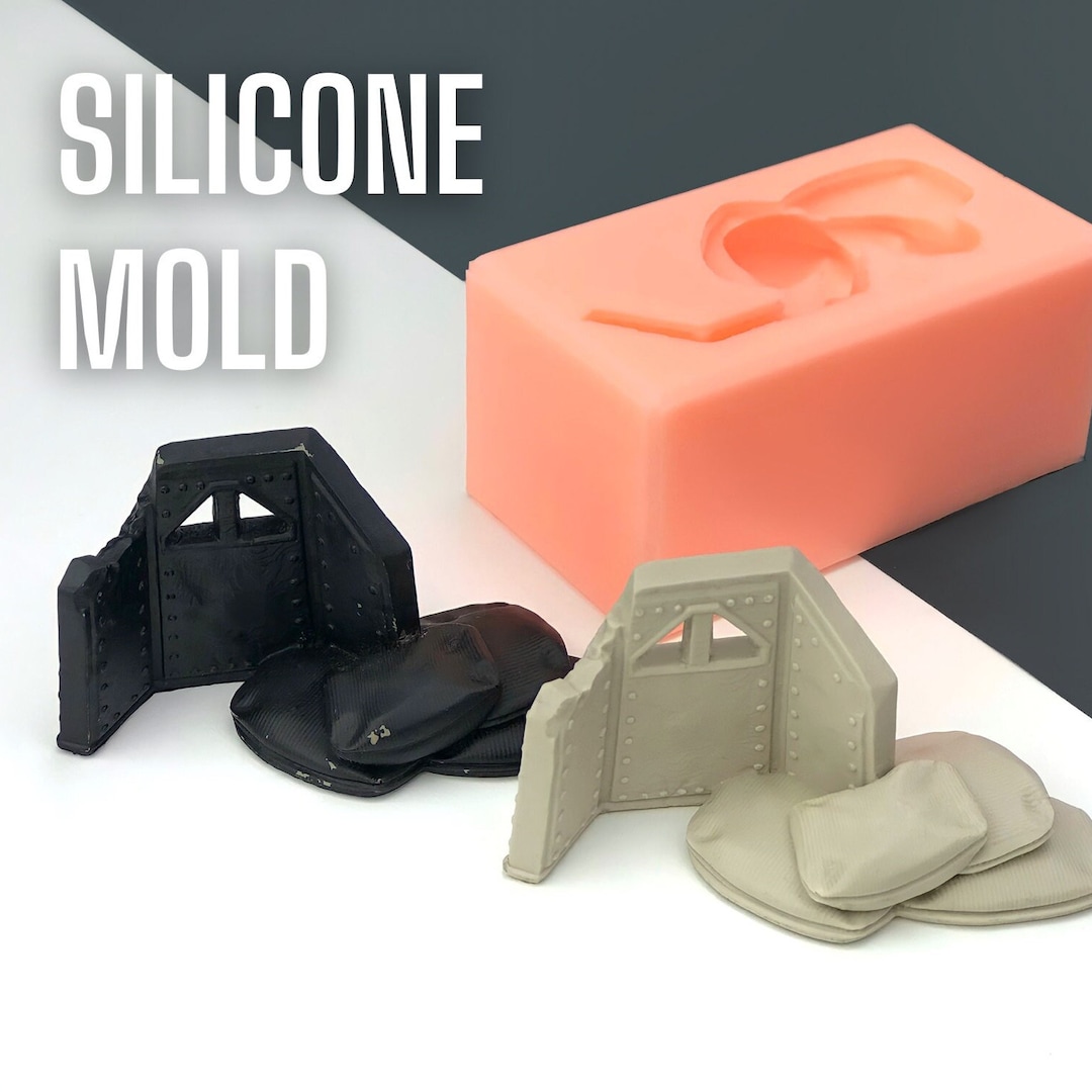 Silicone Mold, Sandbag Barricades, Road Blocks, Scenery Terrain ...