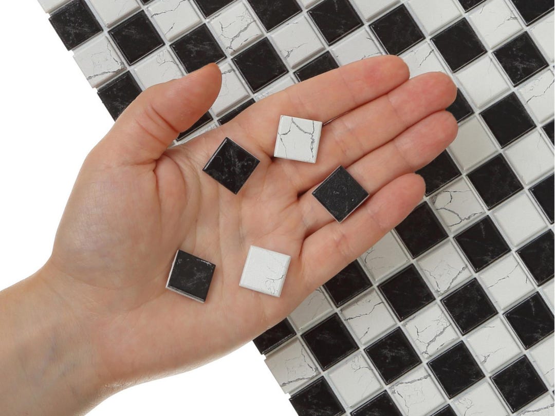 Dollhouse Flooring, Hobby Miniatures Floor Tiles, 1:12 Scale Small ...