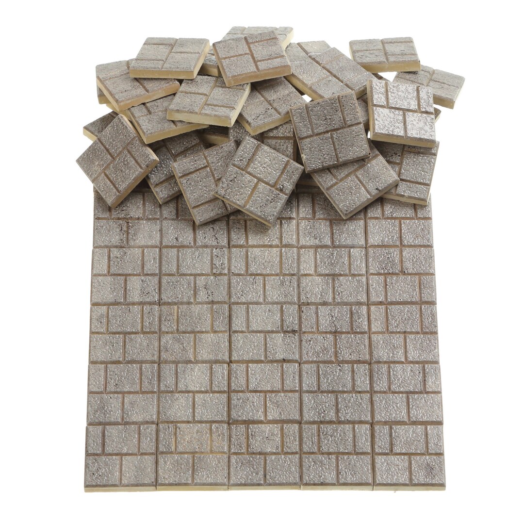 Miniature Scale Paving Stones With Patterns, Fairy Garden Accessories ...