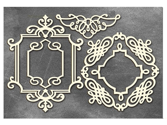 Chipboard/chipboard Pieces in Sets/paper for Scrapbooking/chip - Etsy