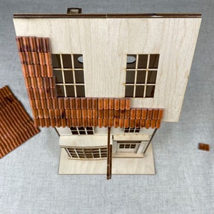 Miniature Roof Tiles, Mini Roof, School Project, Scale Miniature Roof ...