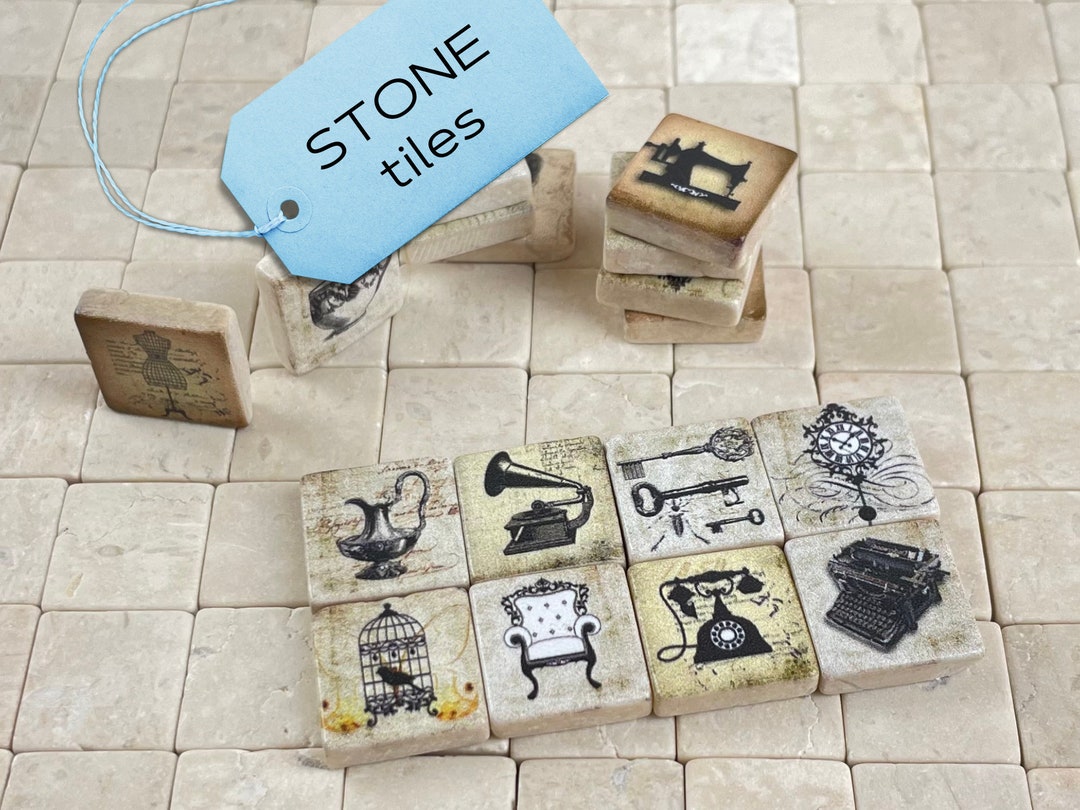 Dollhouse Stone Tiles - Miniature Tiles for Realistic Flooring - 1:12 ...