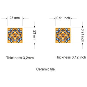 Dollhouse Ceramic Tiles - Set Miniature Tiles for Realistic Flooring ...