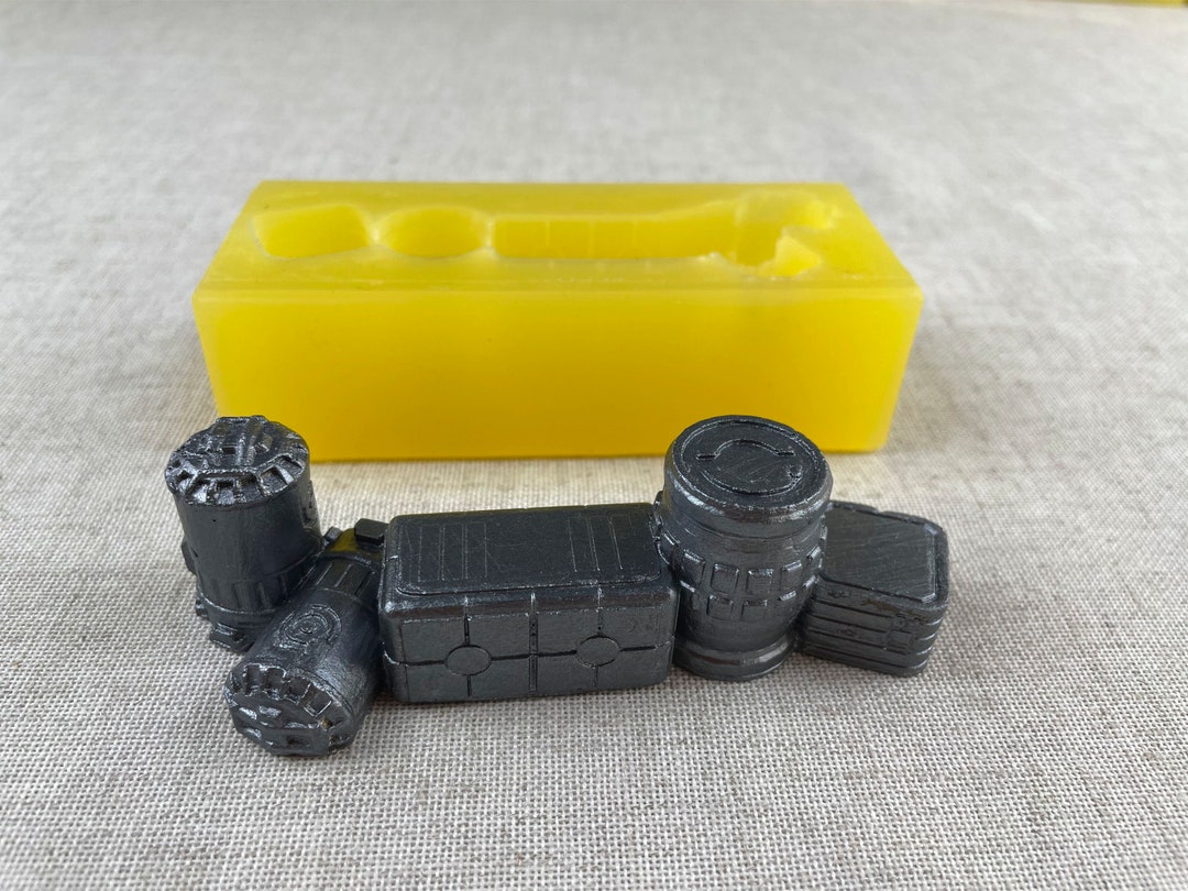 Sci-fi Cargo Silicone Mold: Tabletop Wargaming Terrain (28/32mm) - Etsy
