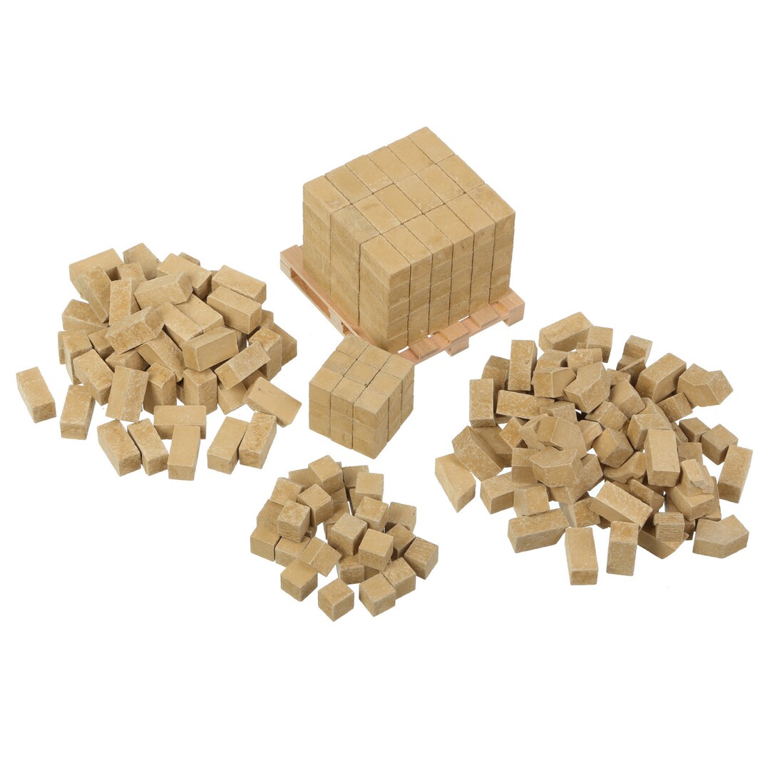 Mini Bricks With Pallet, 1:12 Scale, Perfect for Dioramas, Gifts for ...
