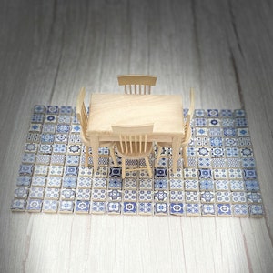 Dollhouse Flooring, Scale Dollhouse 1:24, Tiles for Modeling, Miniature ...