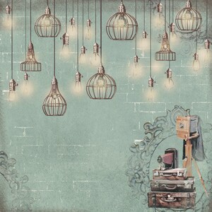 Scrapbook Collage/scrapbook Paper Pack/scrapbooking Paper Pad 12x12 8x8 ...