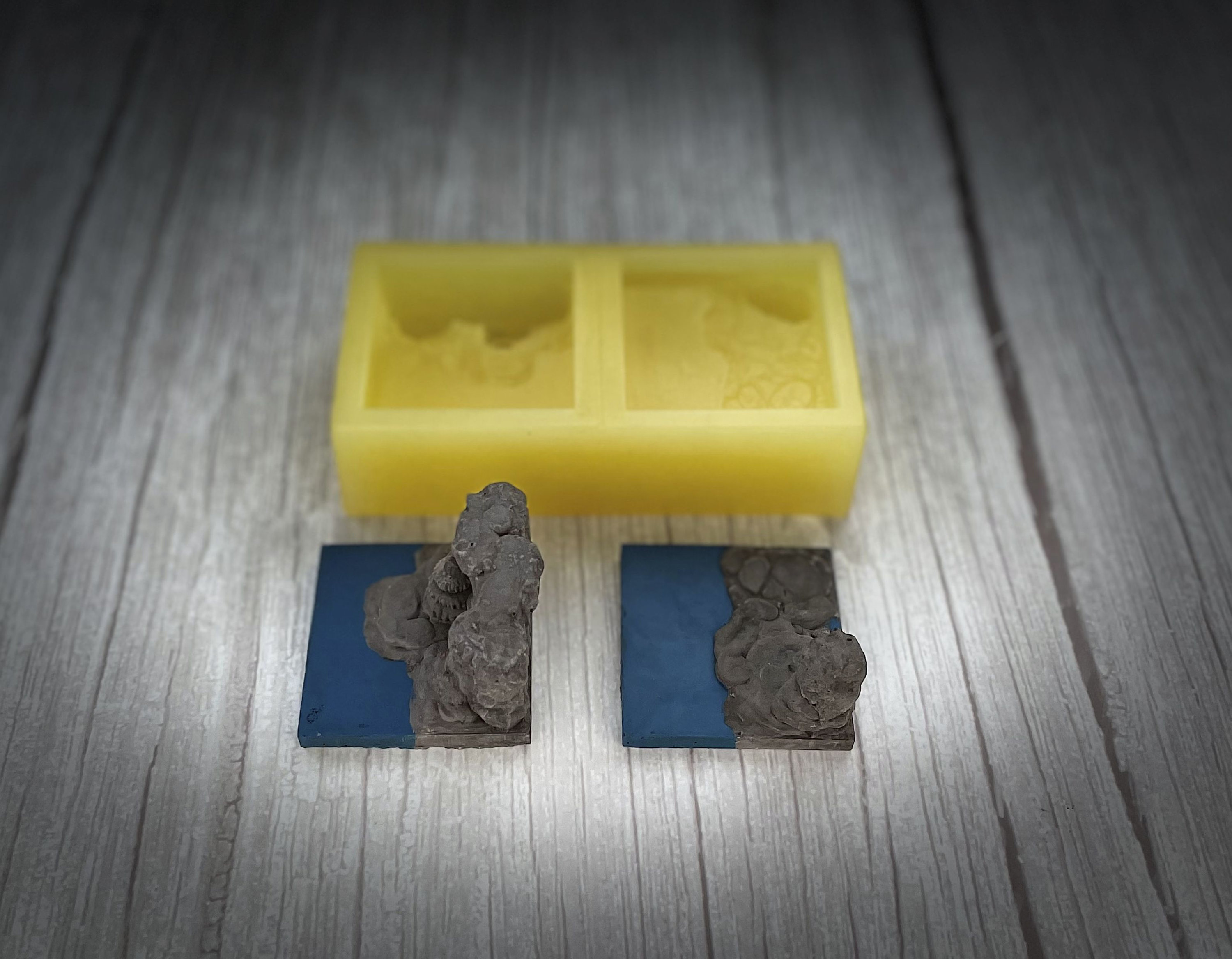Dungeon Wall Silicone Mold: Dnd Miniature Terrain, Modular Walls - Etsy