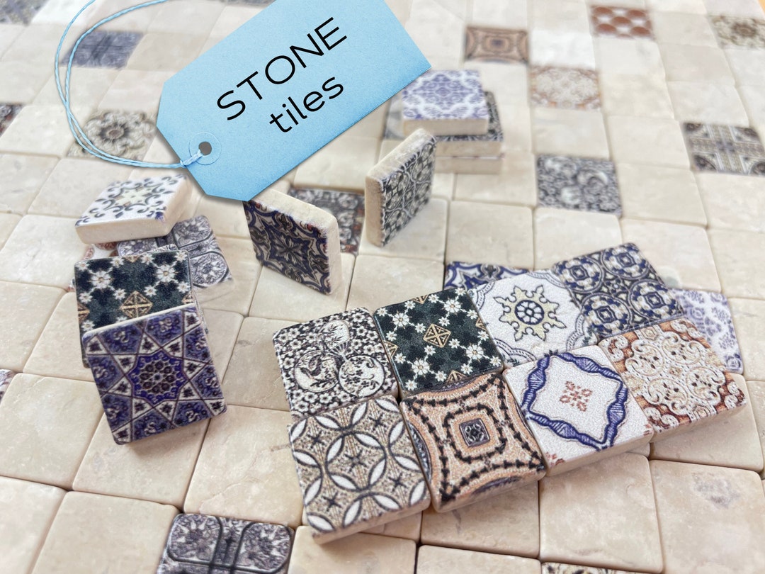 Dollhouse Flooring, Miniature Furniture, Mosaic Tiles, Scale Dollhouse ...