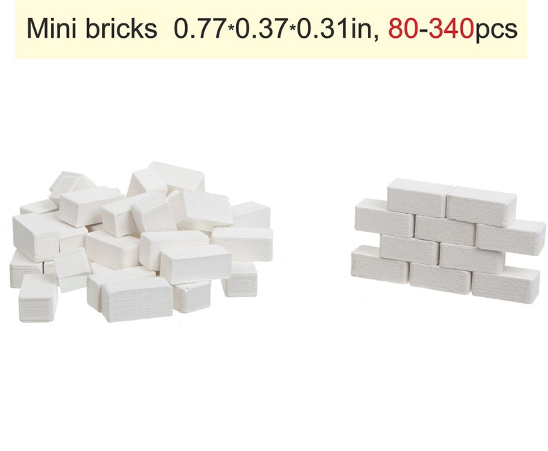 Mini Bricks Miniature Bricks School Project Dollhouse - Etsy