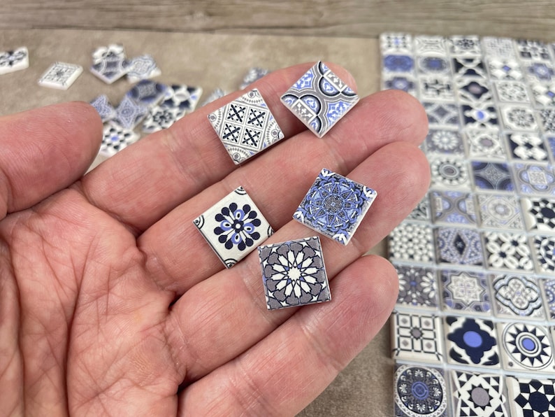 Dollhouse Tile Flooring, Hobby Miniatures Floor Tiles, Antique ...