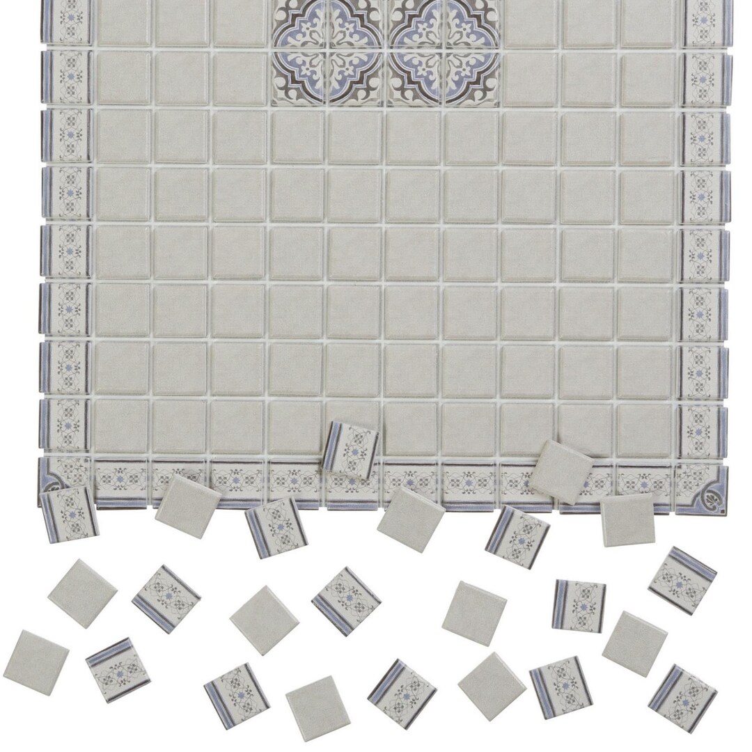 Dollhouse Tile Flooring, Victorian Miniature Floor Tiles, Dollhouse ...