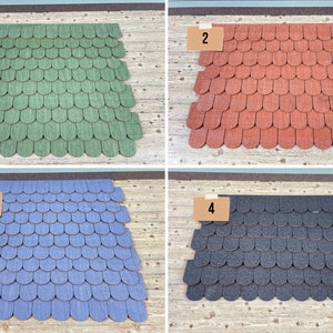 Dollhouse Shingles Realistic Roofing Project Authentic - Etsy