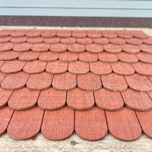 Dollhouse Shingles Realistic Roofing Project Authentic - Etsy