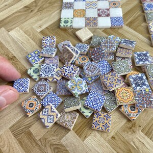 Small Stone Tiles for Use in Art Projects, Dollhouse Flooring, Mosaic ...