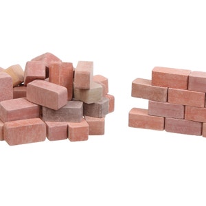 Mini Bricks, Miniature Bricks, School Project, Dollhouse Bricks, Craft ...
