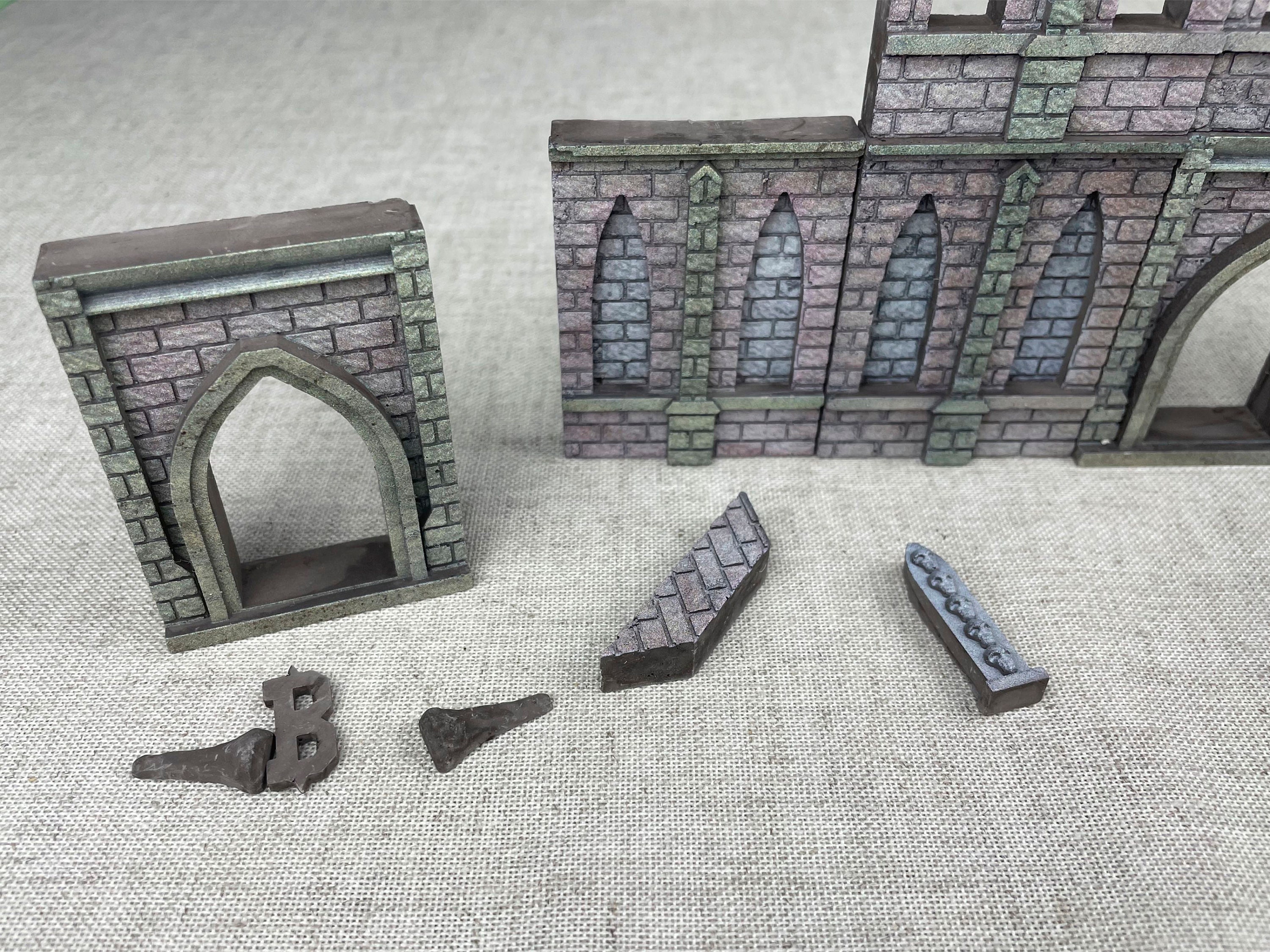 Dungeons and Dragons Modular Walls DnD Miniature Terrain Dungeon Wall ...