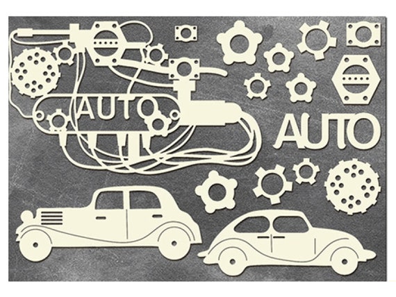 Scrapbooking Chipboard/Chipboard pieces in sets/Paper for Scrapbooking ...