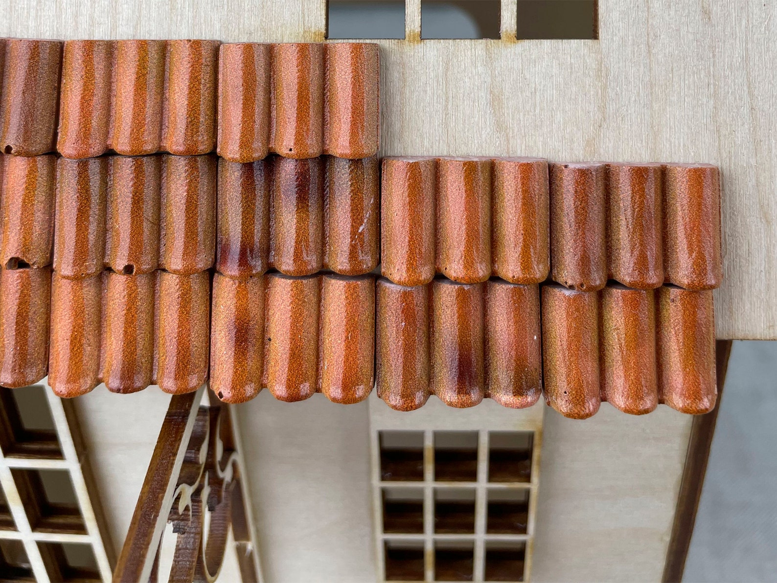 Miniature Roof Tiles, Mini Roof, School Project, Scale Miniature Roof ...