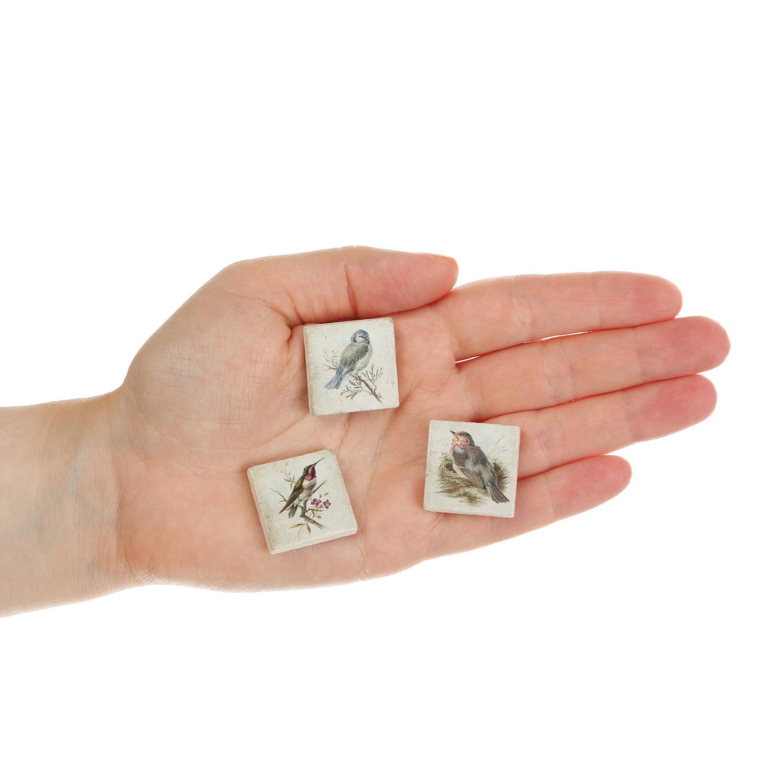 Miniature Stone Tiles, Crafts Wall Mosaics, 1:12 Scale Small Square ...