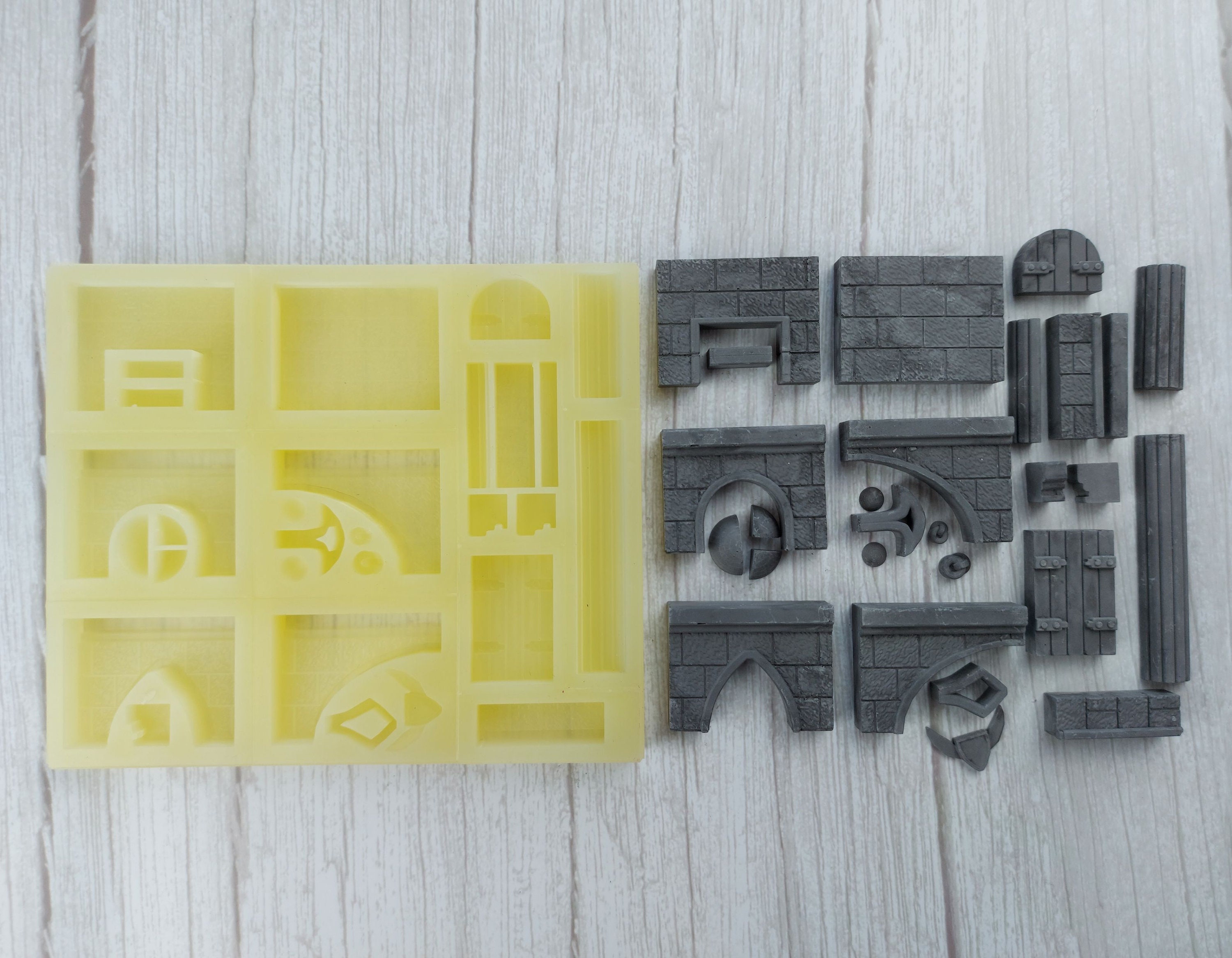 Dungeons and Dragons Modular Walls DnD Miniature Terrain Dungeon Wall ...