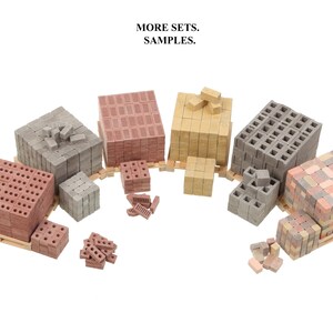 Mini Bricks With Pallet, 1:12 Scale, Perfect for Dioramas, Gifts for ...