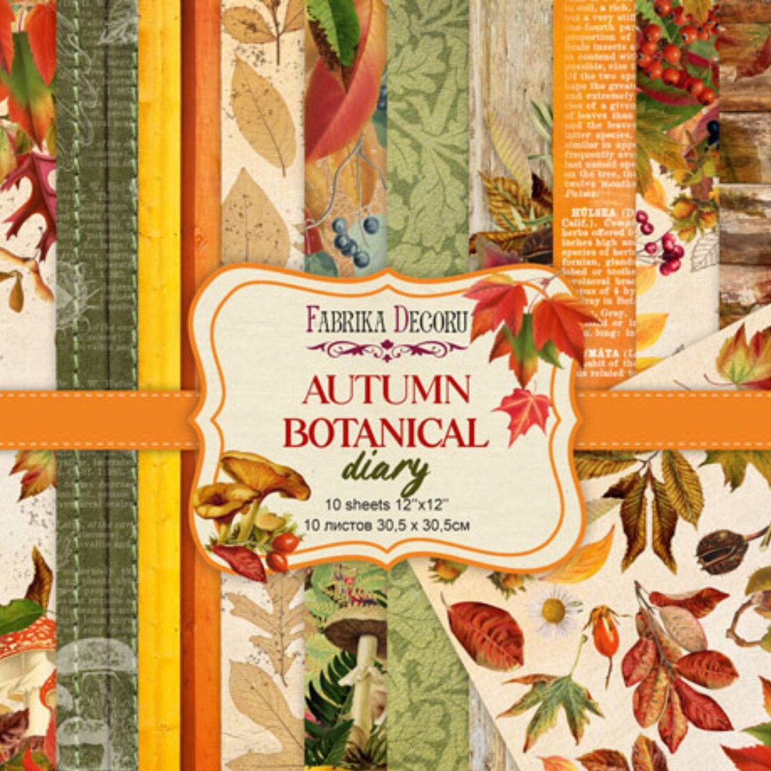 Scrapbook Paper/scrapbook Paper Pack/autumn Paper/scrapbooking Paper ...