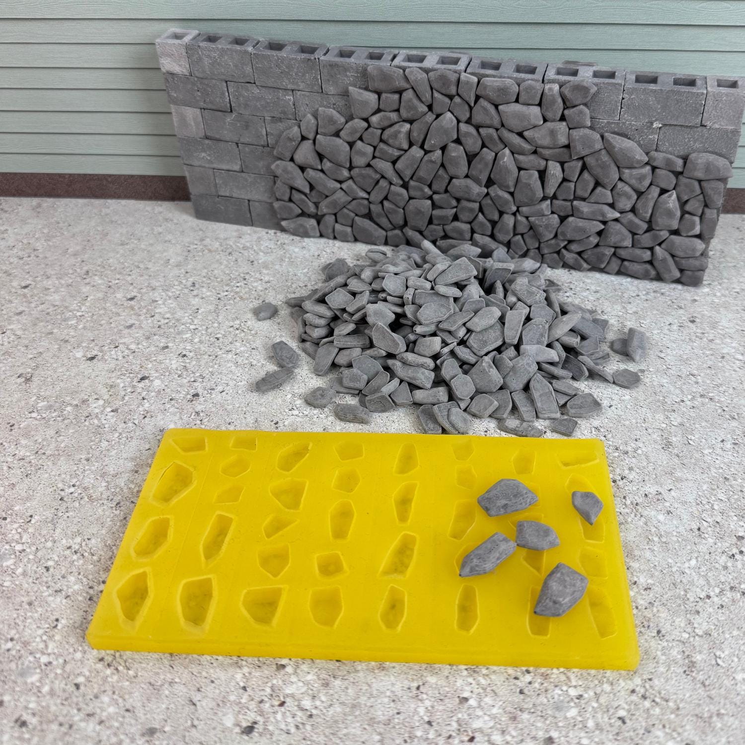 Mini Bricks Silicone Mold: 1/12 Scale Dollhouse Miniature Pavement - Etsy