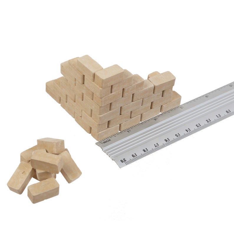 Miniature Bricks: DIY Dollhouse & Fairy Garden Supplies, School Project ...