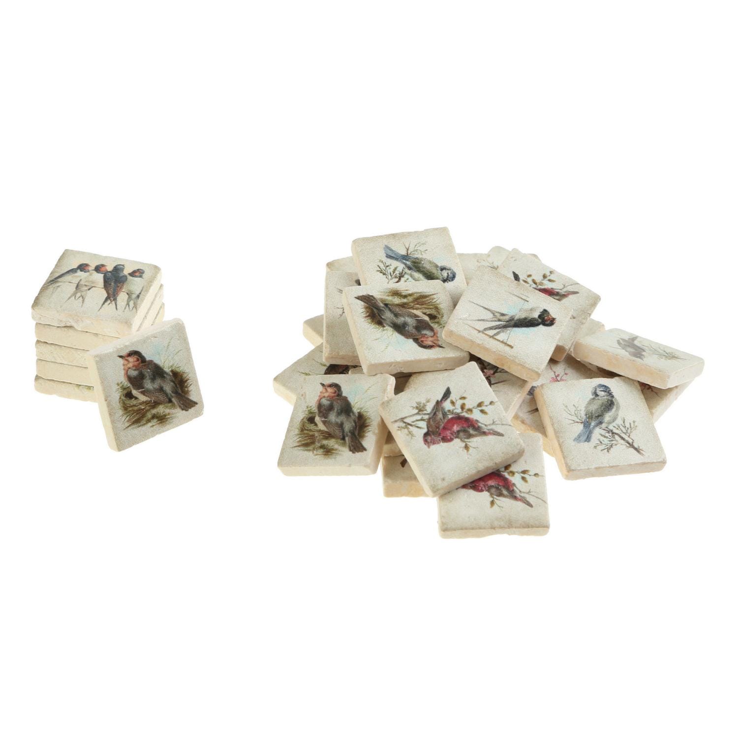 Miniature Stone Tiles, Crafts Wall Mosaics, 1:12 Scale Small Square ...