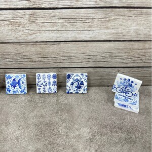 Miniature Stone Tiles, Crafts Wall Mosaics, 1:12 Scale Small Square ...