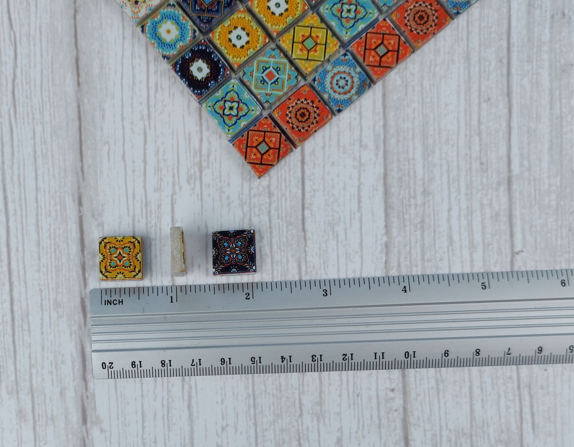 Dollhouse flooring Scale dollhouse 1:24 Tiles for Modelling | Etsy