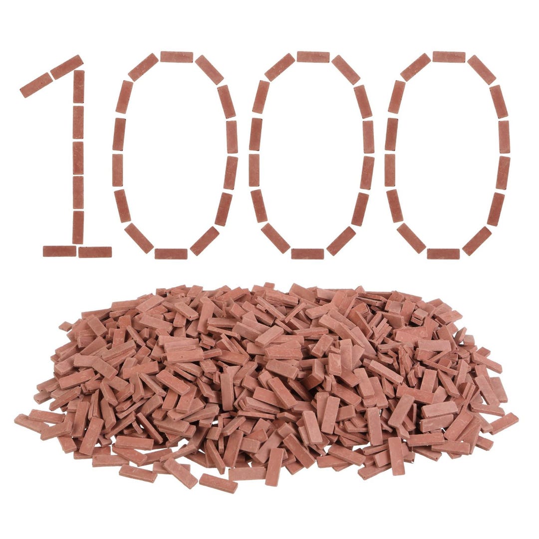 Mini Bricks, Tiny Bricks for Landscaping and Craft, Miniature Floor ...