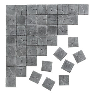 Miniature Scale Paving Stones With Patterns, Fairy Garden Accessories ...