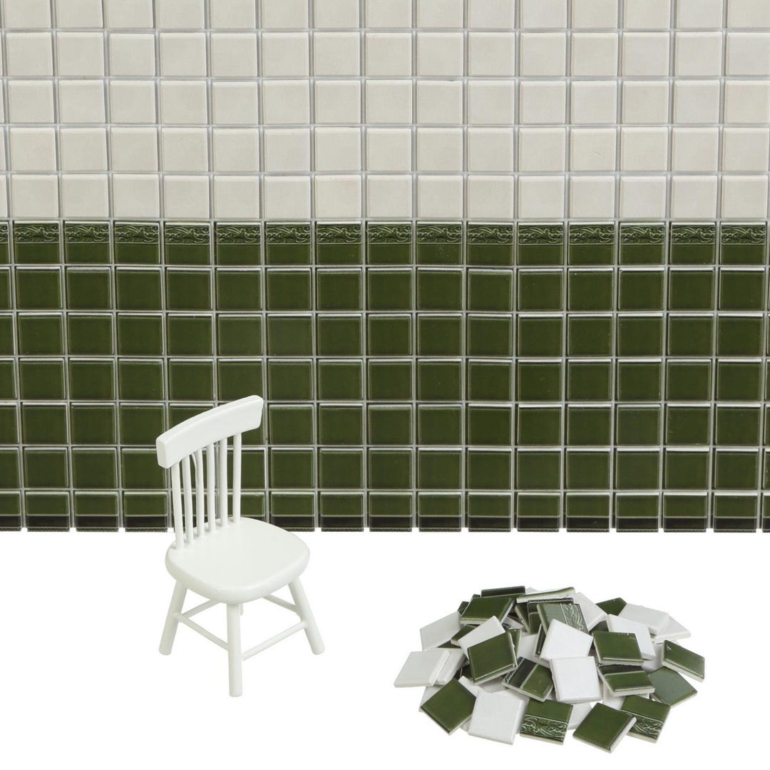 Dollhouse Flooring, Hobby Miniatures Floor Tiles, 1:12 Scale Small ...