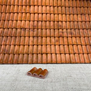 Miniature Roof Tiles, Mini Roof, School Project, Scale Miniature Roof ...