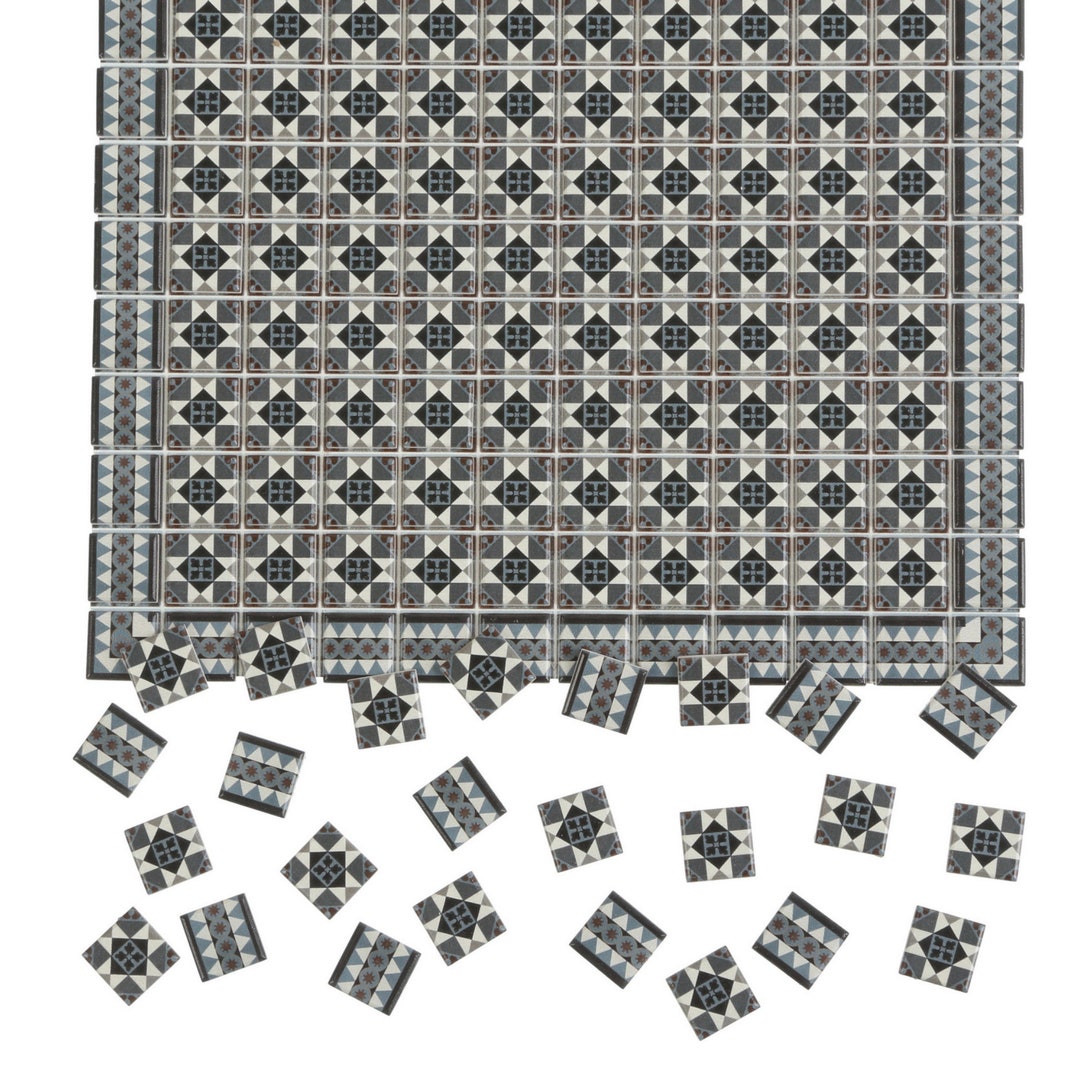 Dollhouse Tile Flooring, Hobby Miniatures Floor Tiles, Victorian ...