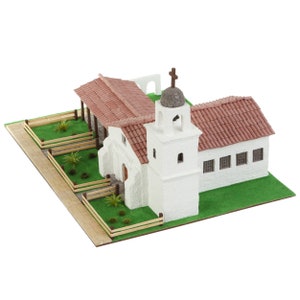Santa Cruz Mission Model Kit: School Project, Assembly Required - Etsy