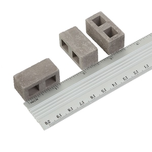 Silicone Mold, Miniature Cinder Block Mold, 1:12 Scale, Mini Bricks ...