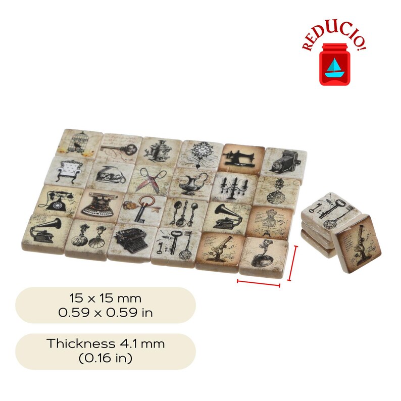 Miniature Stone Tiles, Tiny Square Mosaics, Dollhouse Flooring - Etsy