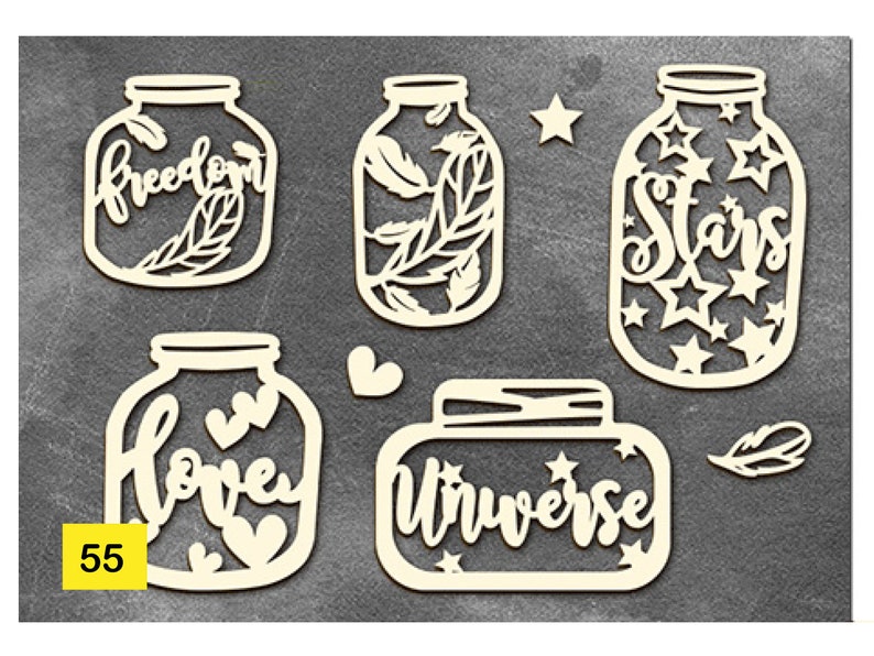 Chipboard/chipboard Pieces in Sets/paper for Scrapbooking/chip Board ...