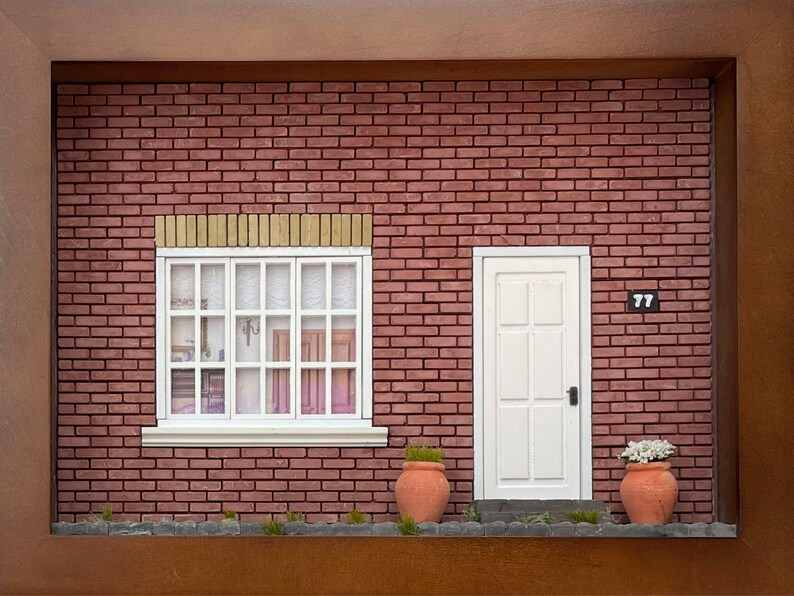 Mini Bricks Red Brick Cladding School Project Dollhouse - Etsy