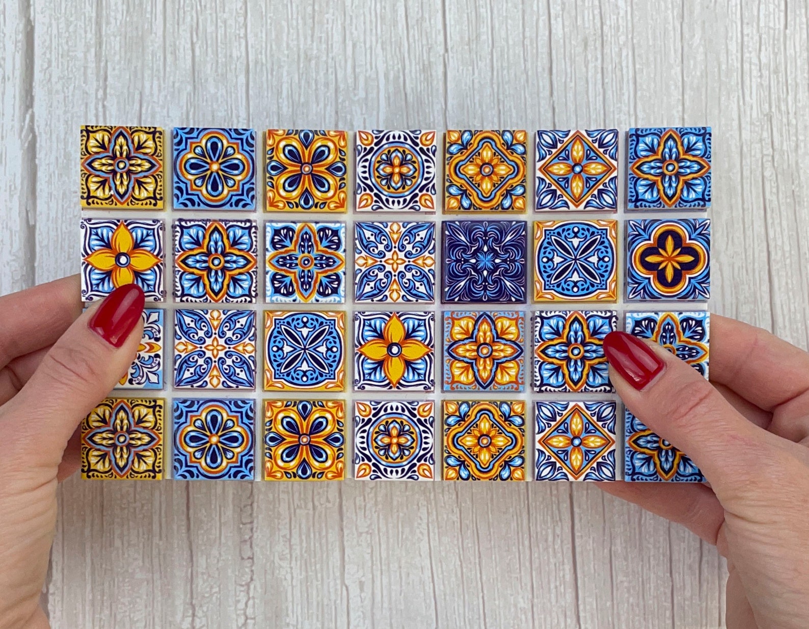 Dollhouse Ceramic Tiles Set Miniature Tiles for Realistic - Etsy